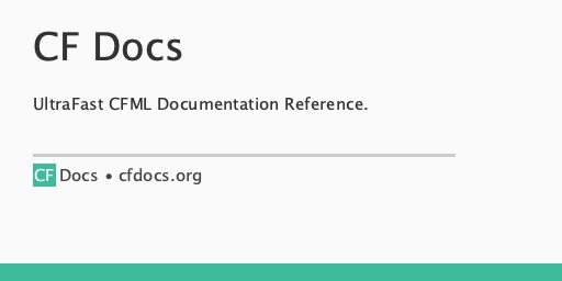 All CFML Functions CFML Documentation